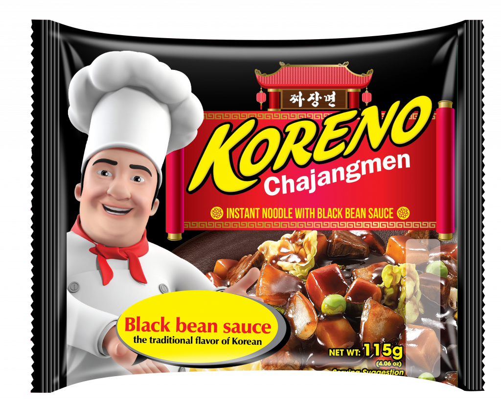 Paldo Koreno Black Bean Sauce Mixed Noodle, 115g, 40 Pack – KFood America