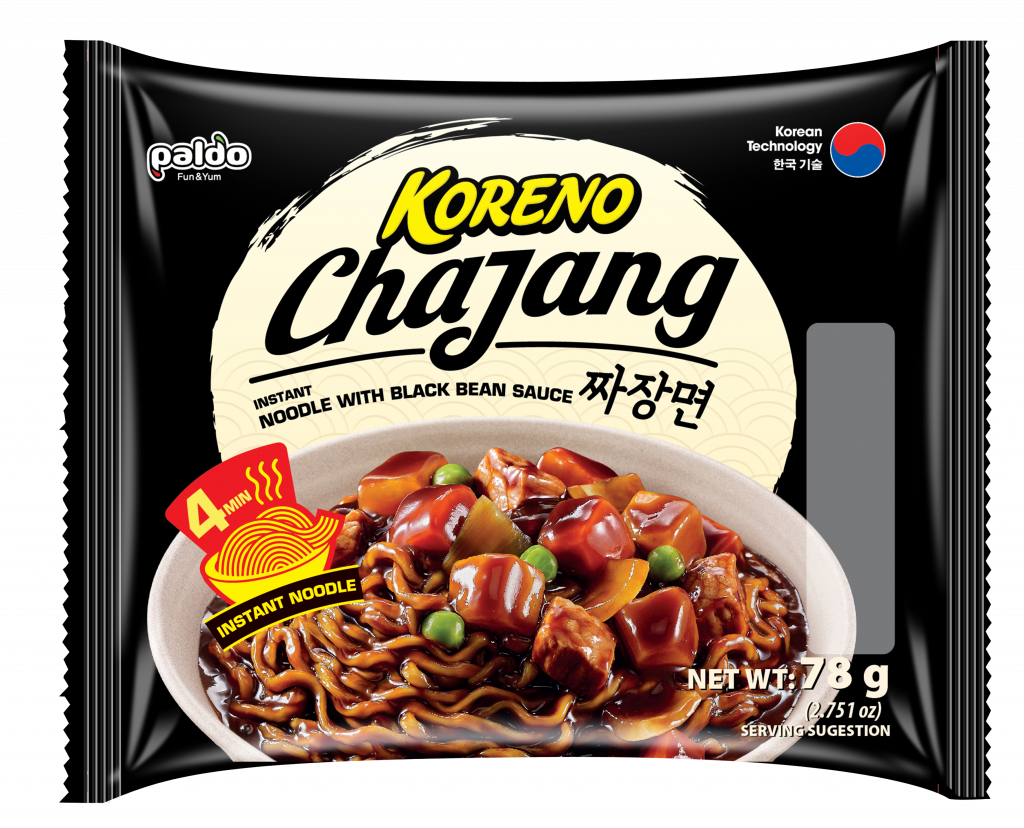 Paldo Koreno Black Bean Sauce Instant Noodle, 78g, 20 Pack – KFood America