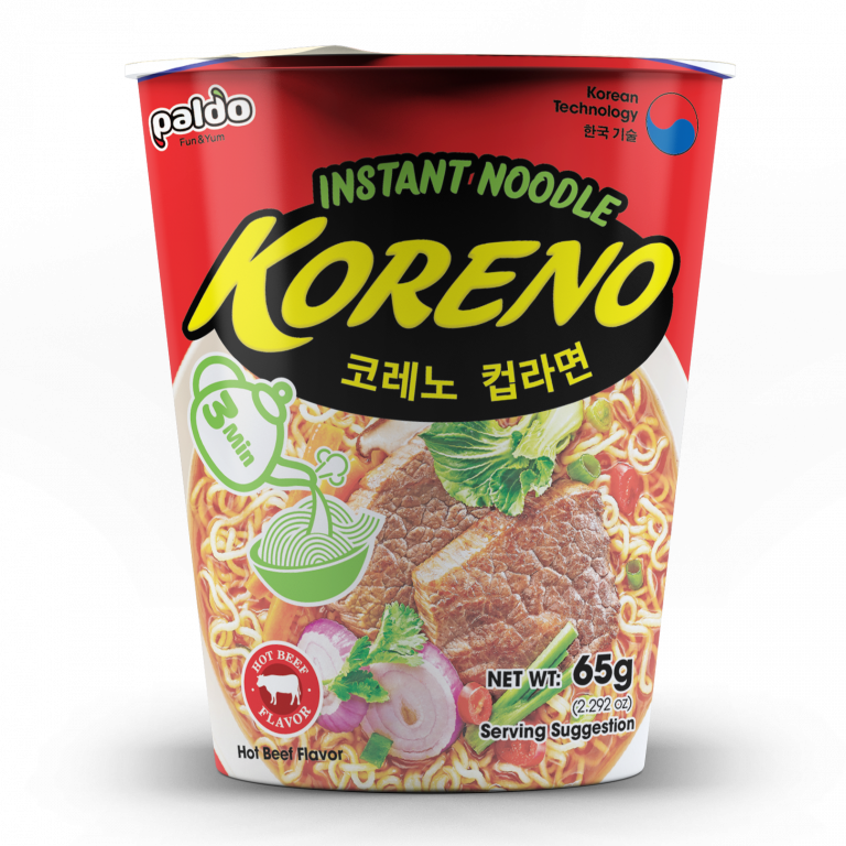 Paldo Koreno Chicken Cup Instant Noodle Soup, 65g, 24 Pack – KFood America